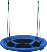 HOMCOM Dětská houpací síť do zahrady pro miminka - skládací houpací sedák pohodlné sezení nosnost 100 kg - zahrada, interiér i exteriér Ø100x180 cm mo