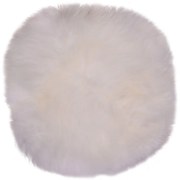 Bílá ovčí kožešina House Nordic Circle, ⌀ 35 cm