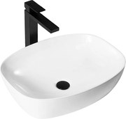 Rea Freja, umyvadlo na desku 490x370x135 mm, bílá lesklá, REA-U6616