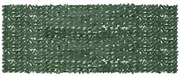 Balkónová zástěna s tmavě zelenými listy 400 x 150 cm 315492