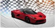 Sablio Ručník Ferrari Závodní vlajka - 30x50 cm