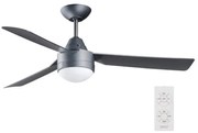 BAYSIDE 531017 - Stropní ventilátor MEGARA 2xE14/15W/230V antracit + DO