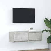 TV skříňka betonově šedá 80x31x25,5 cm kompozitní dřevo