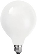 Mantra R09246 LED žárovka filament mléčná E27 8W, 720lm, stmívatelná, náhrada za 60W, teplá bílá 3000K, průměr 9,5cm