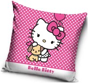 Dekorační polštář Hello Kitty a její mazlíček - 40 x 40 cm