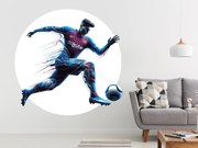 Fotbalista FC Barcelona fotbalová samolepka na zeď arch 37 x 75 cm