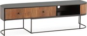 TV stolek z mangového dřeva v přírodní barvě 160x45x40 cm Curve – MOME