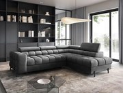 XXXLutz ROHOVÁ SEDAČKA, textil, tmavě šedá P & B - Sedací soupravy - 00000L001206