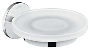 Laufen Cana - Mýdlenka s držákem, sklo/chrom H3831310040001