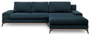 Petrolejově modrá rozkládací rohová pohovka Windsor &amp; Co Sofas Planet, pravý roh