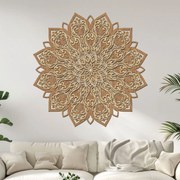 dřevo života 2 vrstvá mandala ROZKVĚTU Rozměry (cm): 40x40, Zvolte barevný dekor: javor-horsky dub