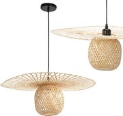 Toolight Toolight, závěsné svítidlo Natural 1xE27 APP883-1CP, přírodní, OSW-05241