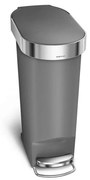 Simplehuman Koše - Odpadkový koš Slim 40 l, šedá CW1391