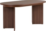 Rozkládací jídelní stůl s přídavnou deskou v dekoru ořechu 90x160 cm Sorell – Kalune Design