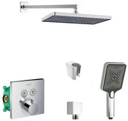SANITINO - Sprchový set s termostatem a tělesem pod omítku Hansgrohe, příslušenství kielle, chrom SANI21HKK018