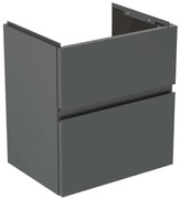 Ideal Standard Finesse - Umyvadlová skříňka, 50x38x55 cm, 2 zásuvky, matný antracit E3378Y2
