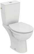 Ideal Standard Eurovit - WC kombi se sedátkem SoftClose, zadní odpad, bílá W328501