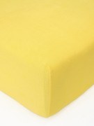 MK Lůžkoviny Froté prostěradlo 90 × 200 cm - žlutá