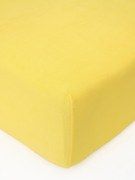 MK Lůžkoviny Froté prostěradlo do postýlky 60 × 120 cm - žlutá