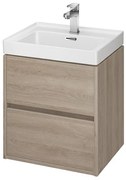 Cersanit Crea - závěsná skříňka pod umyvadlo 50cm, dub, S924-007
