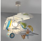 Dalber 54542 - Dětský lustr LITTLE CROCODILE 1xE27/15W/230V 54542