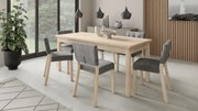 ADRK Furniture Sada stůl s židlemi RODOS 80 SE-ROD-80-S