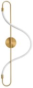 Toolight Moderní nástěnné LED osvětlení Lamp APP858-W Long Gold