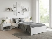 Postel IKAROS 90 x 200 cm, bílá Rošt: S laťkovým roštem, Matrace: Matrace Sommera 18 cm