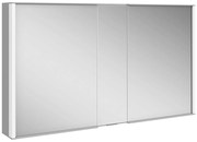 Keuco Royal Match - Zrcadlová skříňka s LED osvětlením, 120x70x16 cm, stříbrný elox 12804171311