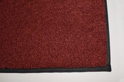 Lano, Kusový koberec Supersoft s bordurou 110 červený, 60x100, červená, ložnice