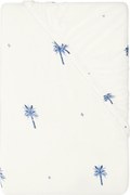 Livarno® Žerzejové napínací prostěradlo, 90–100 x 200 cm (palmy)