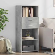 Skříň highboard betonově šedá 50 x 42,5 x 124 kompozitní dřevo