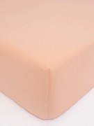 MK Lůžkoviny Jersey prostěradlo Classic 90 x 200 cm – lososová