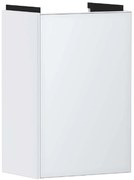Hansgrohe Xevolos E - Umyvadlová skříňka 58x34x25 cm, 1 dvířka, panty vlevo, matná bílá/metalická bílá 54166320