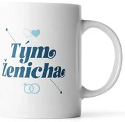Sablio Hrnek Tým ženicha - 200 ml - espresso