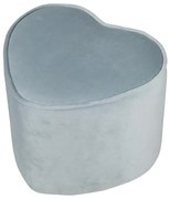 Světle modrý sametový dětský puf Lil Sofa – Roba