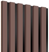 Lameo Dřevěné lamely na černé HDF desce - růžový 30x275cm