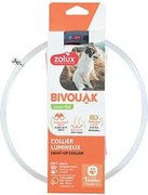 Zolux S.A.S. Obojek LED transparent BIVOUAK 30-60cm USB modrá Zolux