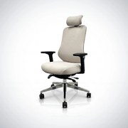Ergonomická kancelářská židle světle béžová AXIS