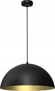 Závěsná lampa Beta Black/gold 1xE27 45 cm