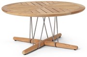 Carl Hansen designové zahradní odkládací stolky Embrace Lounge Table (80Ø cm)