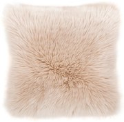 Béžový polštář Tiseco Home Studio Sheepskin, 45 x 45 cm
