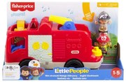 Fisher price little people hasičský vůz cz/sk, mattel gxr77