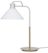 Bílá stolní lampa se skleněným stínidlem (výška 44 cm) Spot – Hübsch