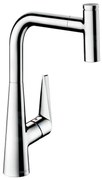 Hansgrohe Talis Select M51, dřezová baterie M5115-H300 s výsuvnou sprškou, sBOX, chromová, HAN-73853000