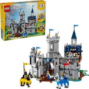 Lego creator 3 v 1 31168 středověký hrad a rytíři na koních 5702017822433