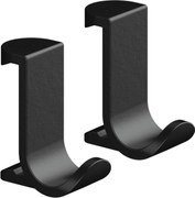 Hansgrohe WallStoris, háčky na ručník, široké, černá matná, HAN-27914670
