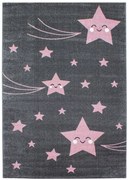 Ayyildiz, Dětský kusový koberec Kids 610 pink, 120x170, růžová, dětský pokoj