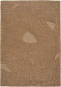 Ručně tkaný vlněný koberec v tmavě přírodní barvě 200x300 cm Pune – House Nordic