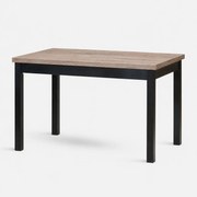 Stima Stůl W21 120x80 + 40 cm dub lanýž černá